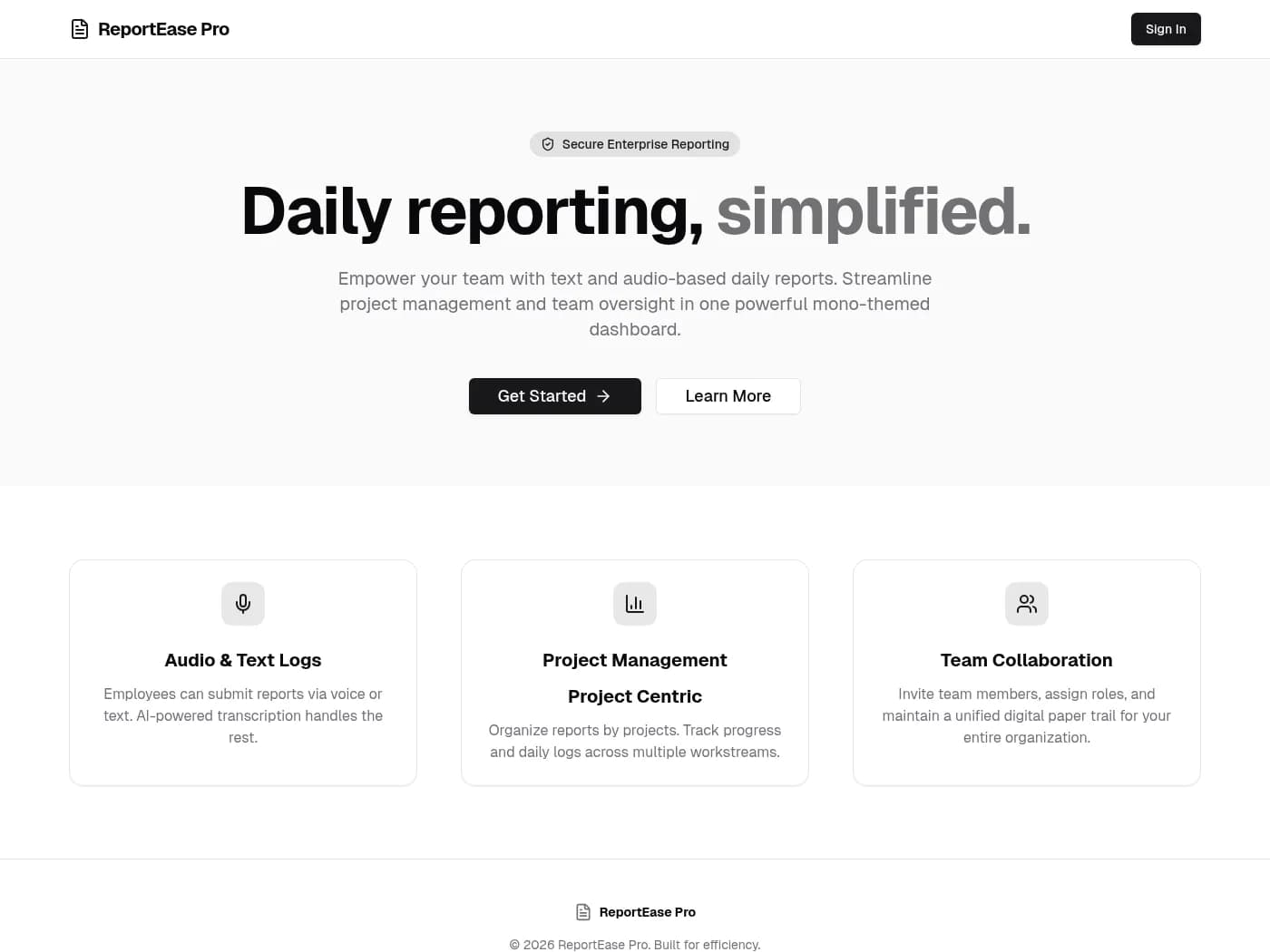 ReportEase Pro