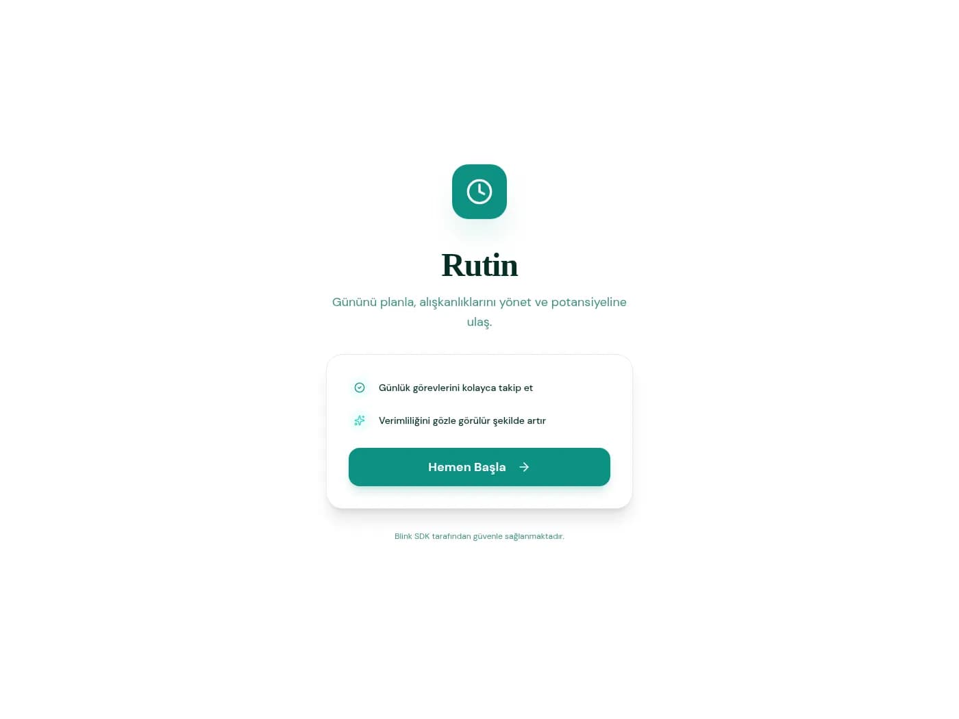 Daily Routine App