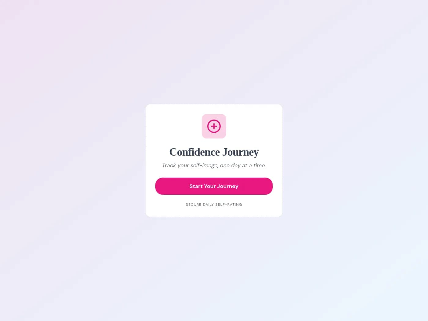 Daily Self-Rating App