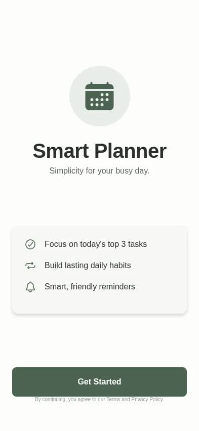 Daily Smart Planner