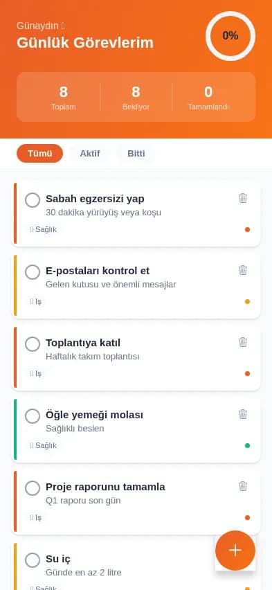 Daily Task Alert