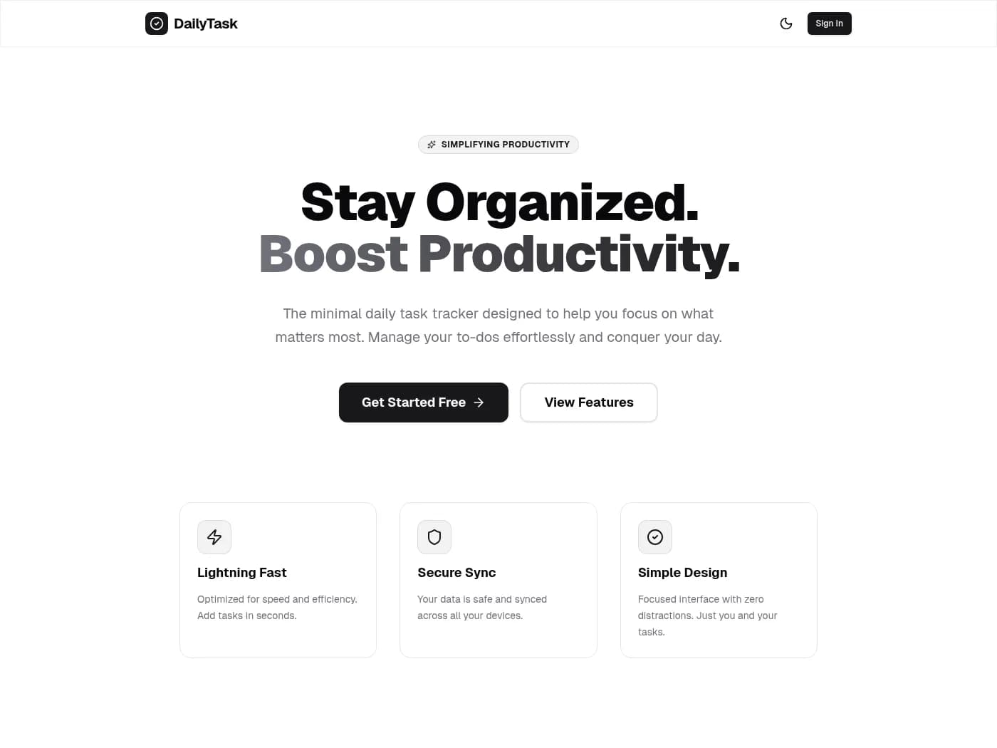 Daily Task Tracker