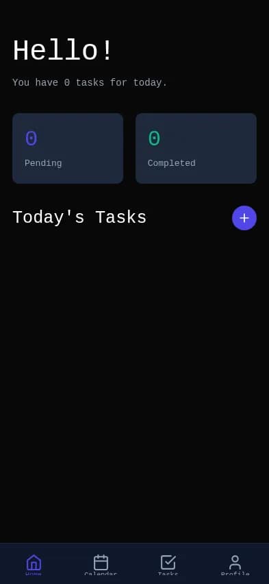 Daily Task Calendar