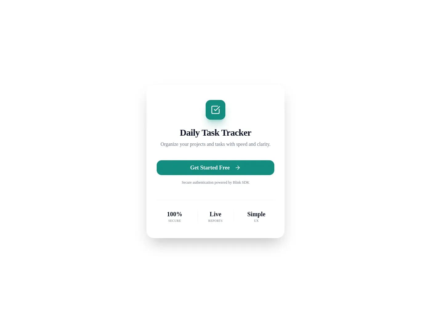 Daily Task Tracker