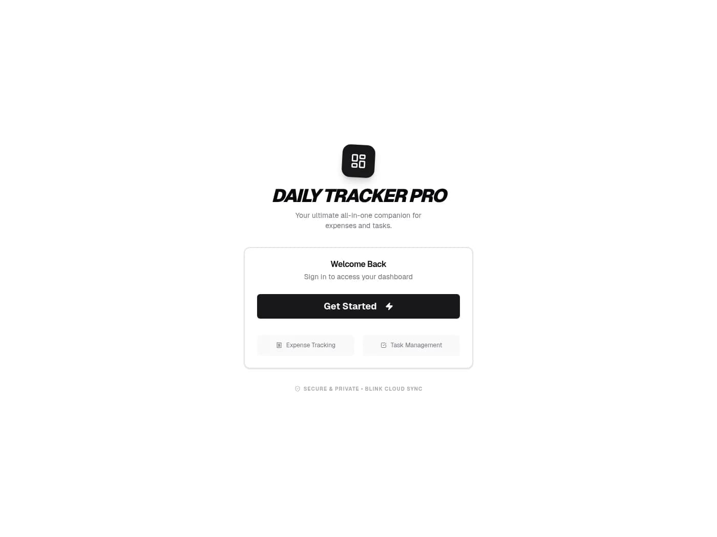 Daily Tracker Pro
