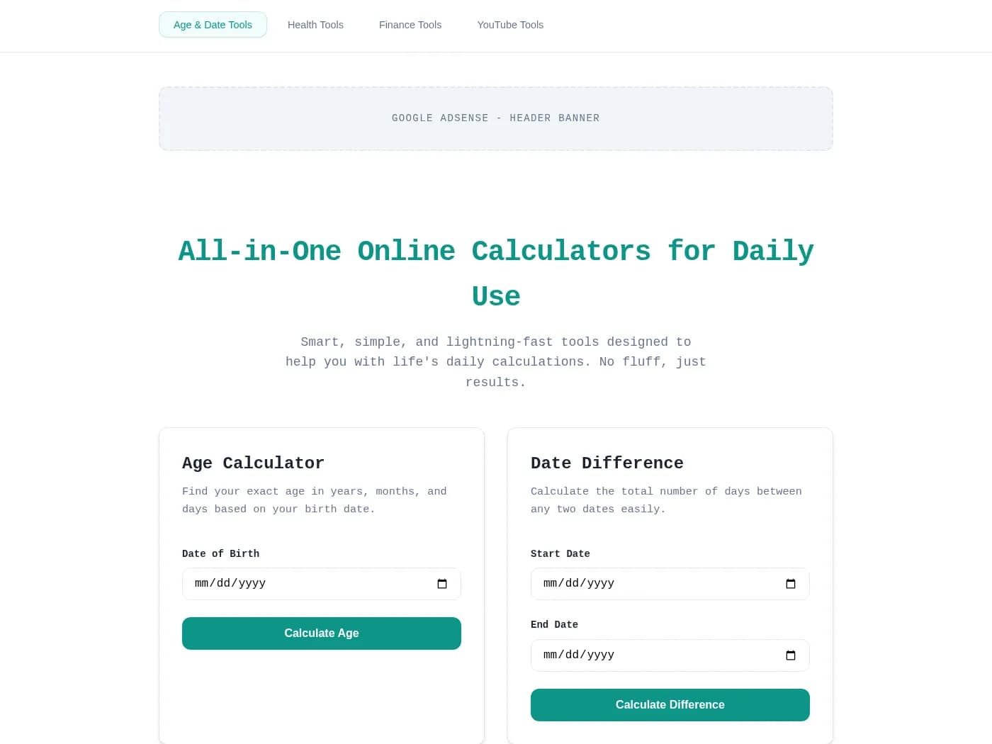 DailyCalc Suite