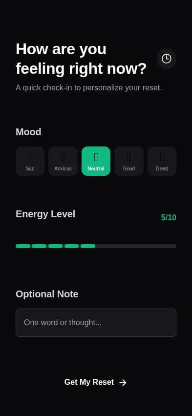 DailyReset App