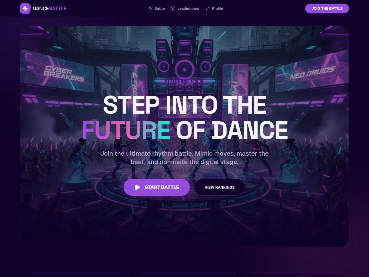 Dance Battle Game
