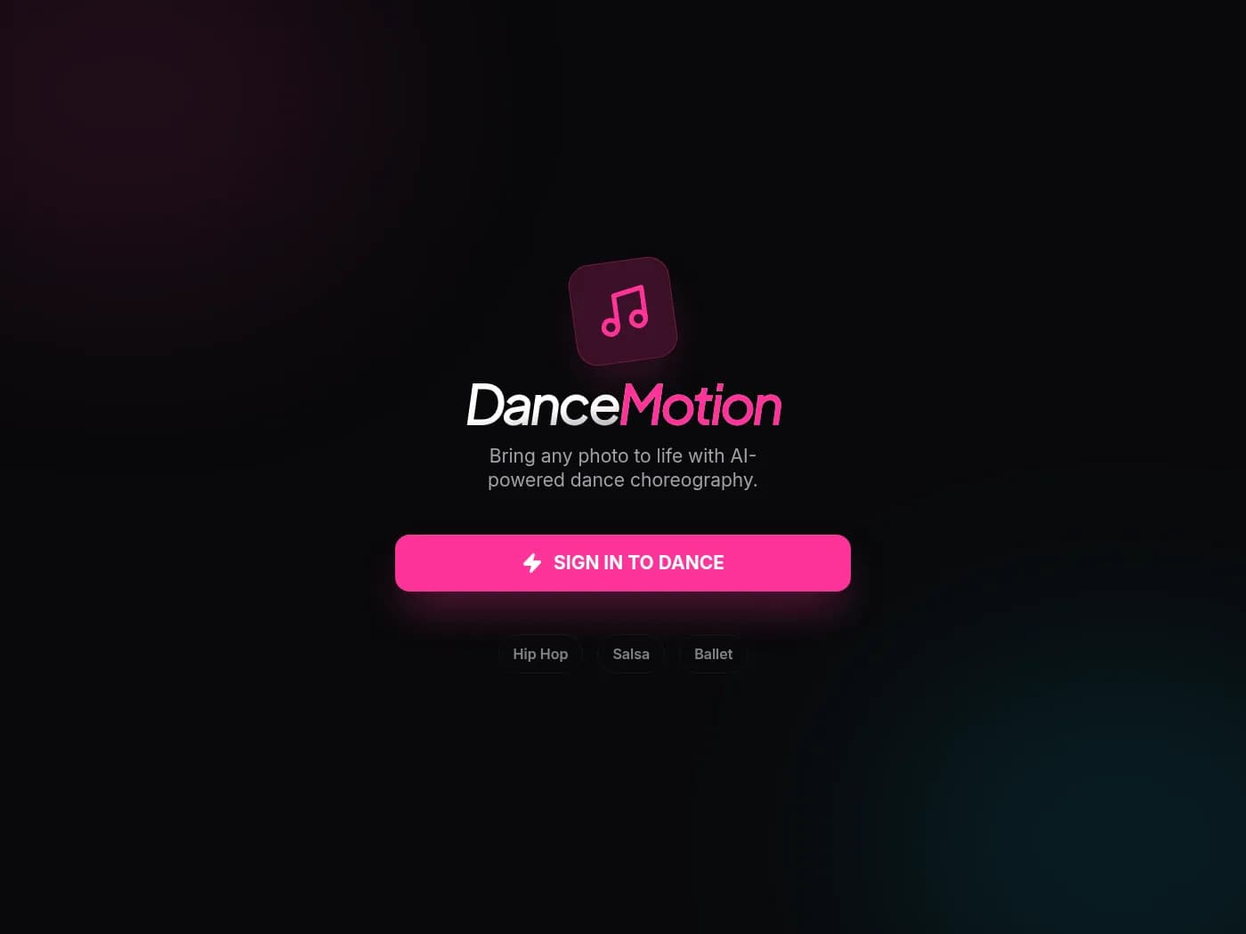 Dance Motion App