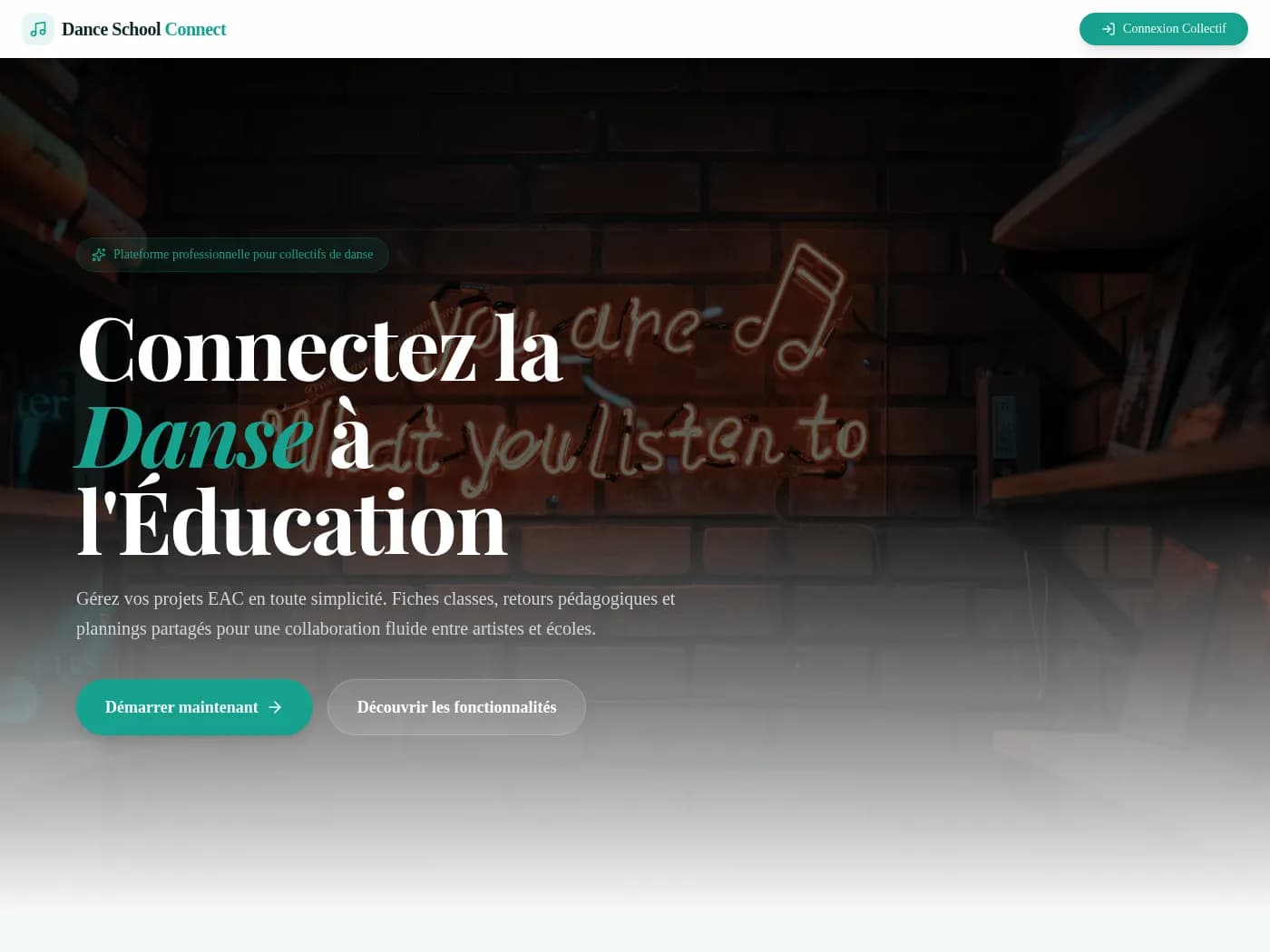 Dance School Connect