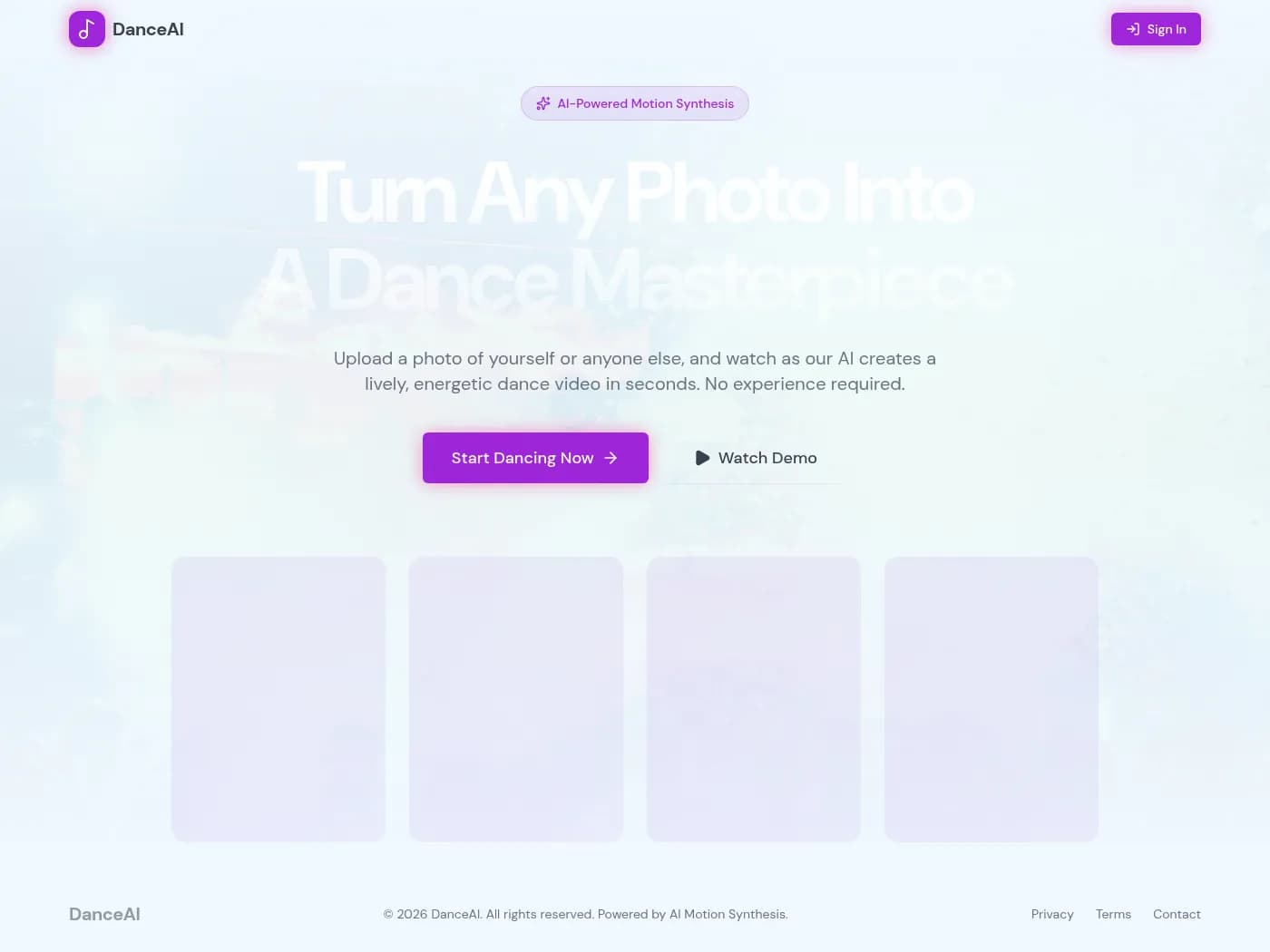 Dance Video Generator