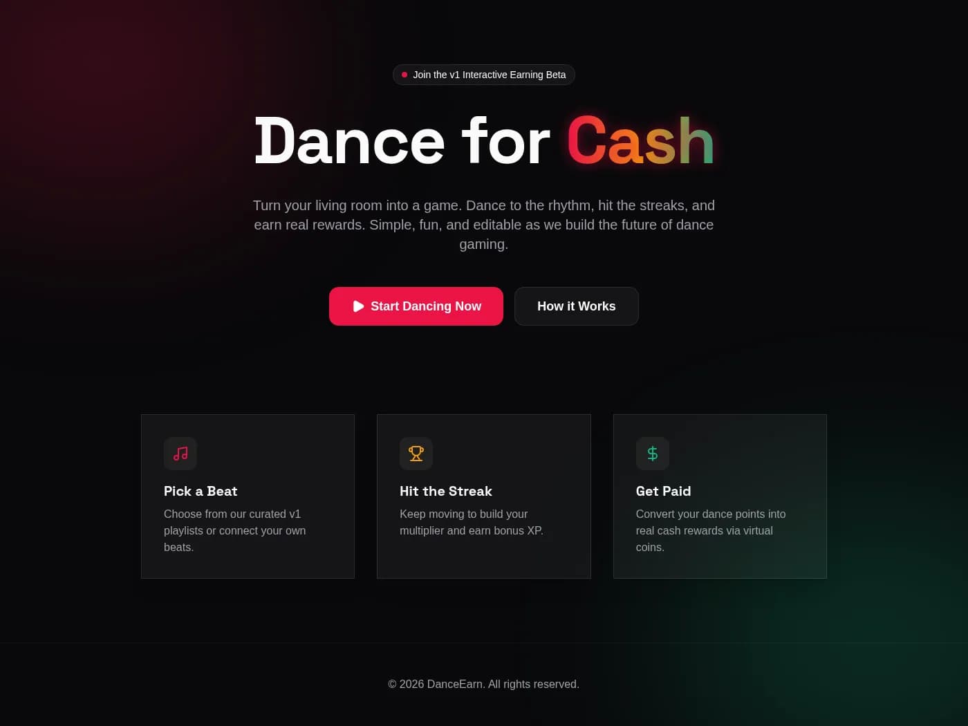 DanceEarn App