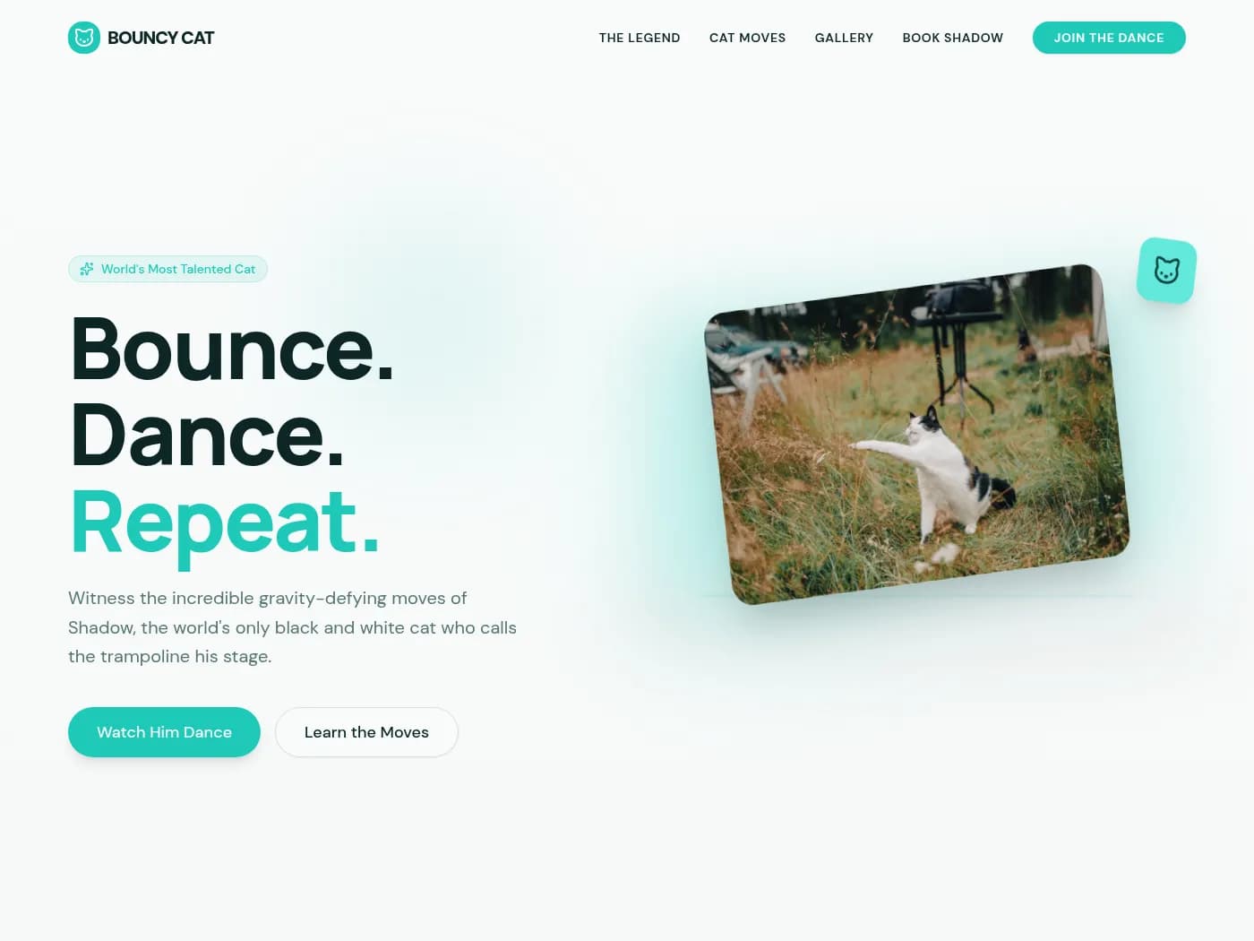 Dancing Cat Webpage