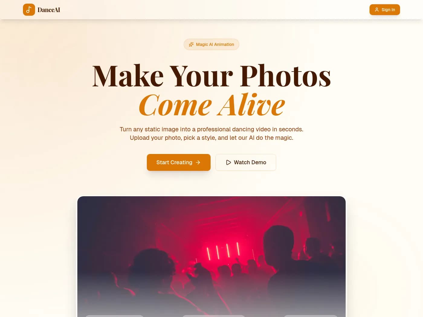 Dancing Image Creator