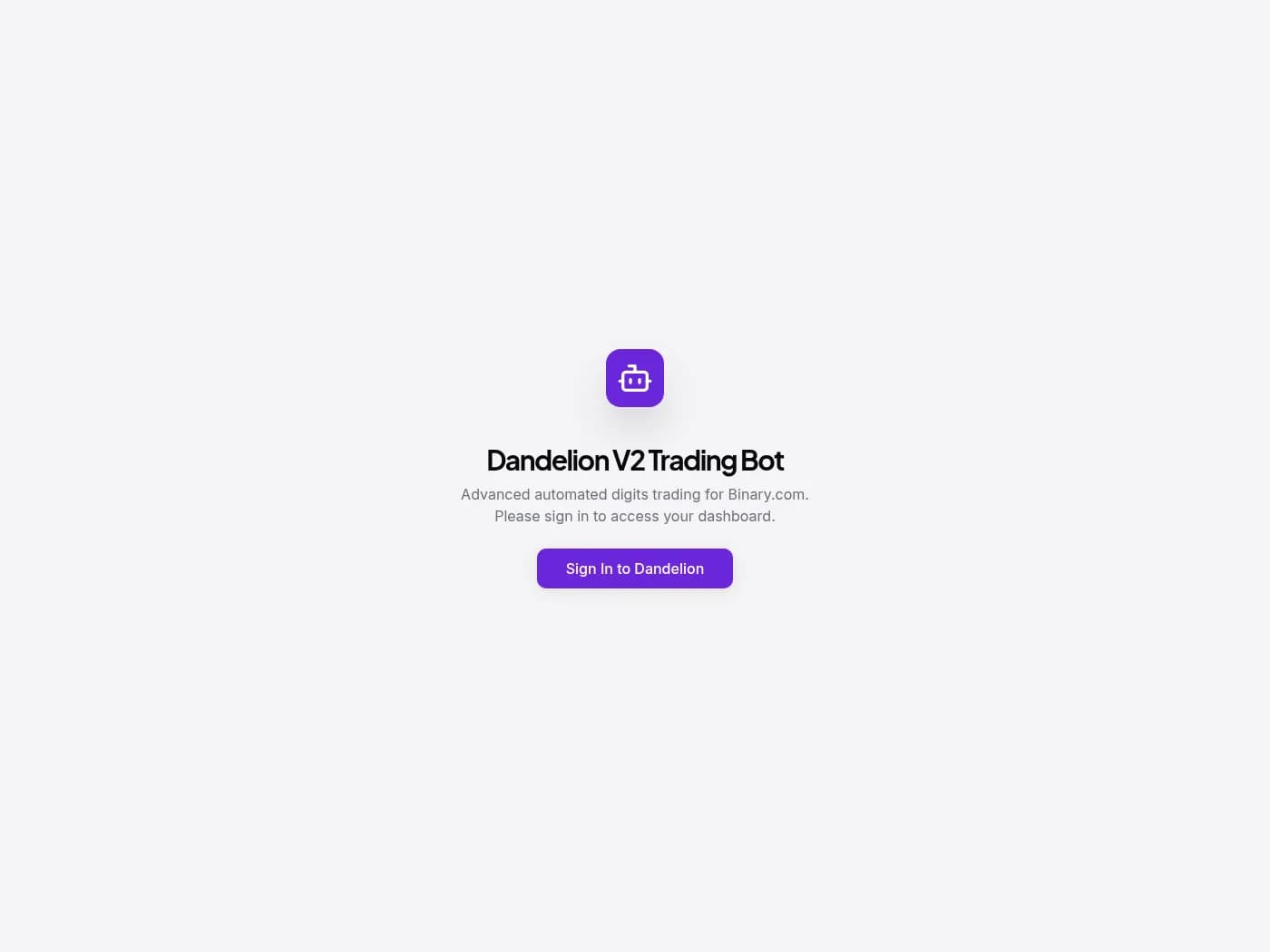 Dandelion V2 Trading Bot