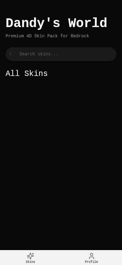Dandy's World 4D Skins Pack