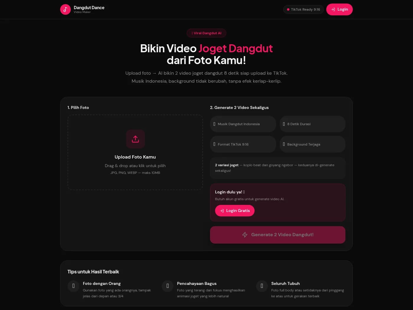 Dangdut Dance Video Maker
