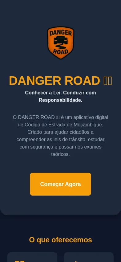 Danger Road App