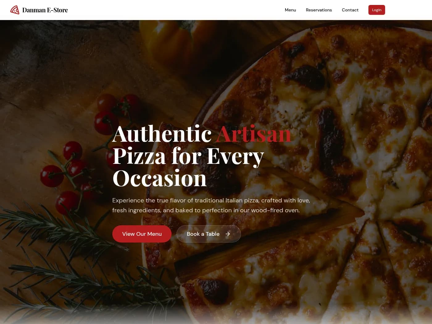 Danman Pizza E-Store