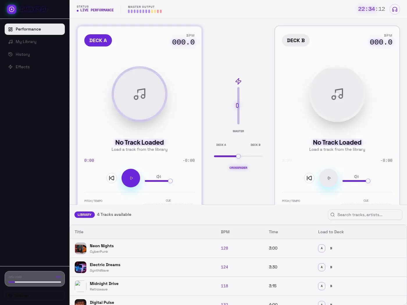 Dannys DJ App