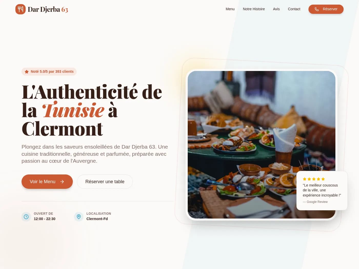 Dar Djerba Restaurant Site