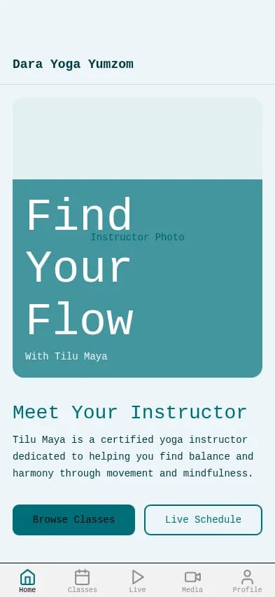 Dara Yoga Yumzom App