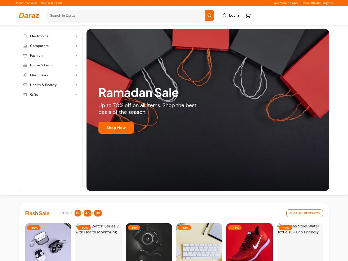 Daraz Clone App