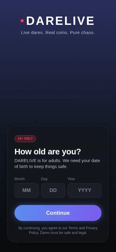 DARELIVE Mobile App