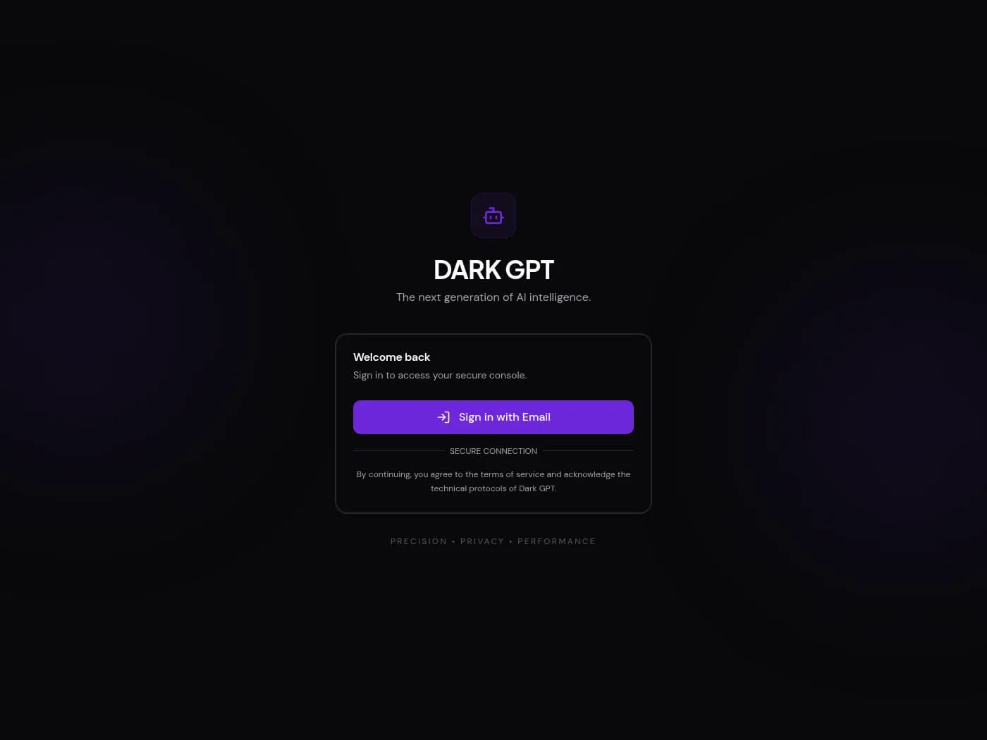 Dark GPT Clone