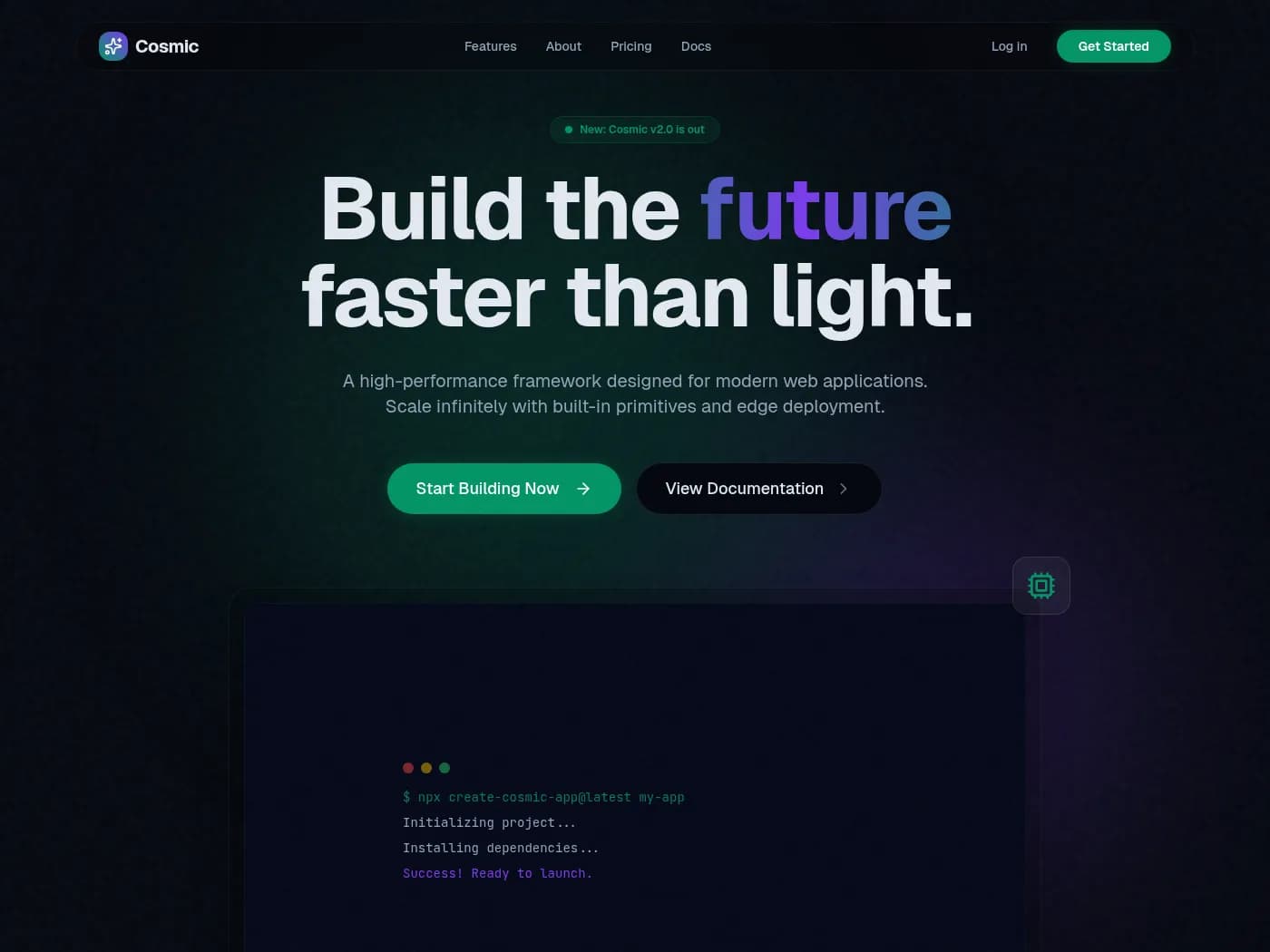 Cosmic Dark Web Starter