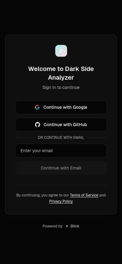 Dark Side Analyzer
