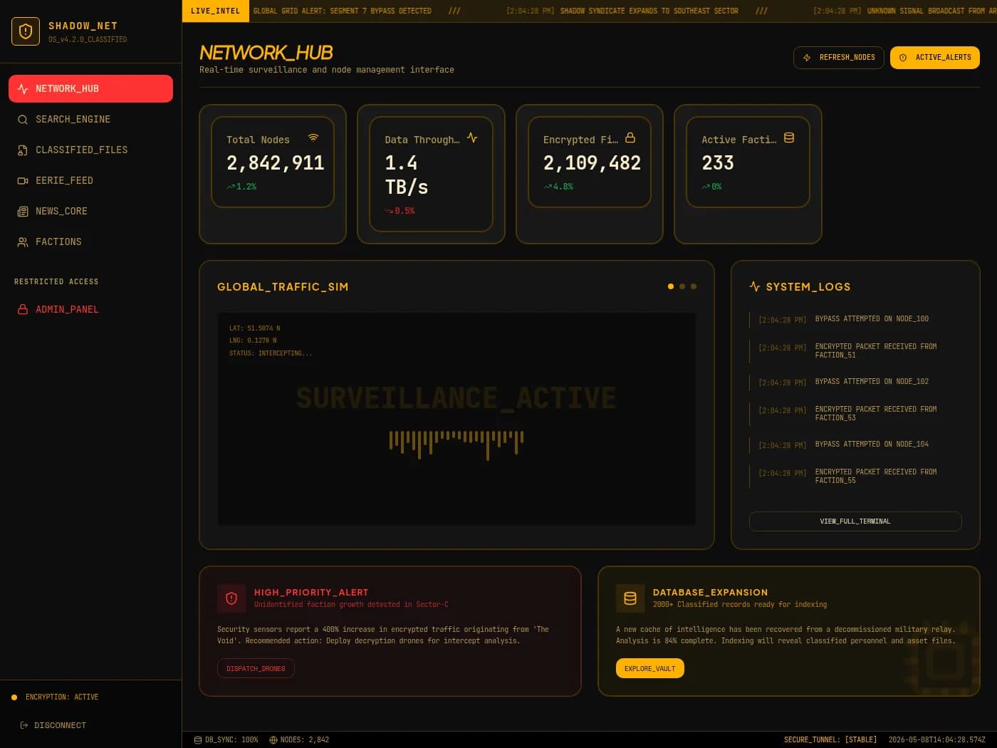 Dark Web Simulator