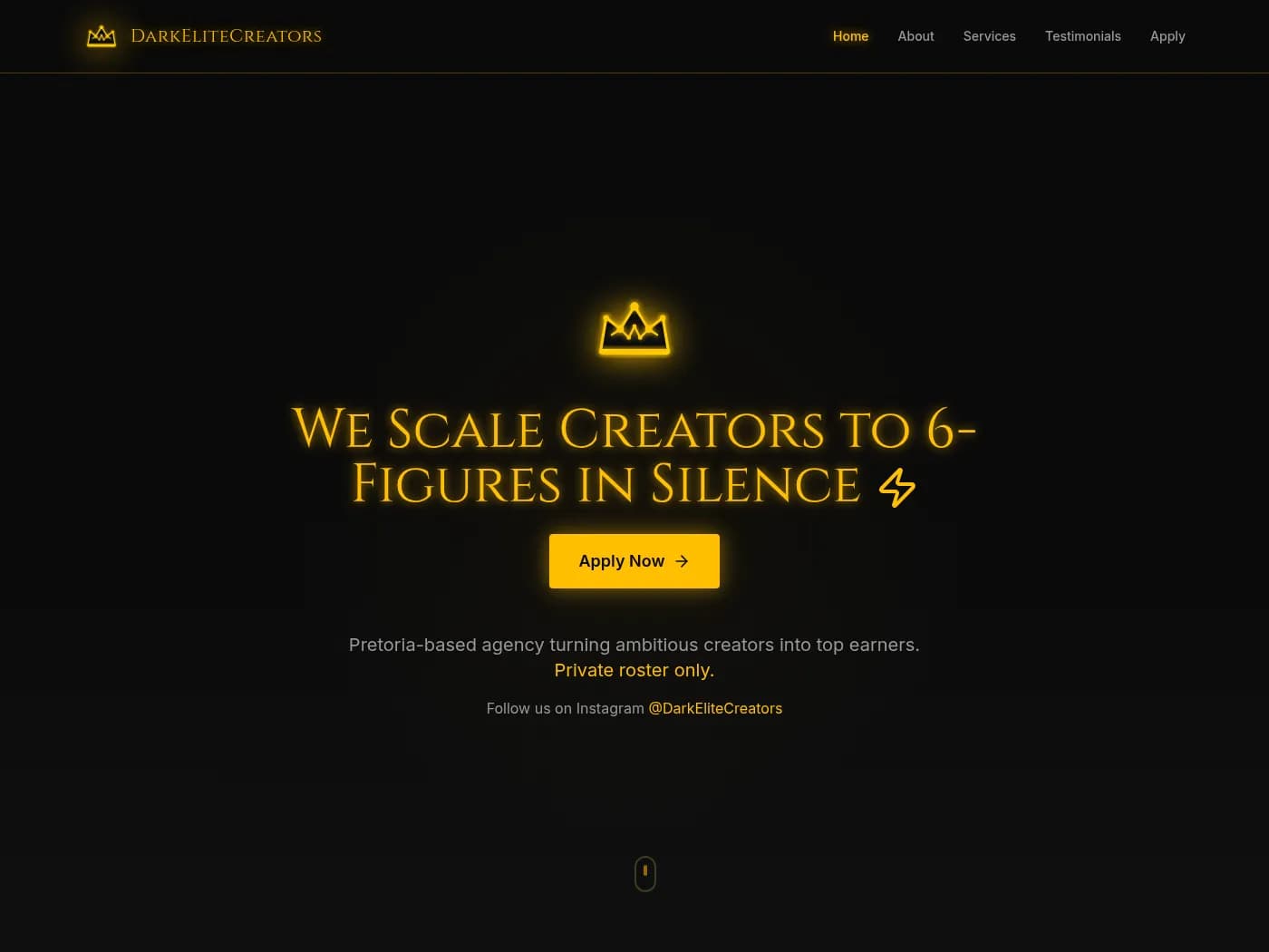DarkEliteCreators Site