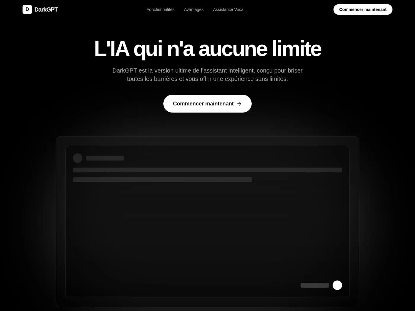 DarkGPT AI Clone