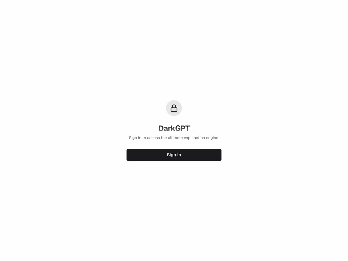 DarkGPT Answer Hub