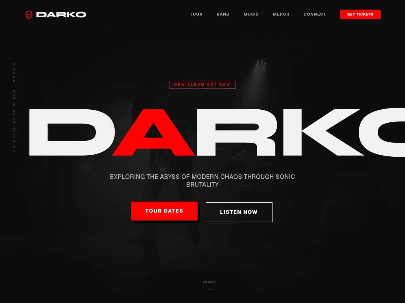 DARKO Band Site