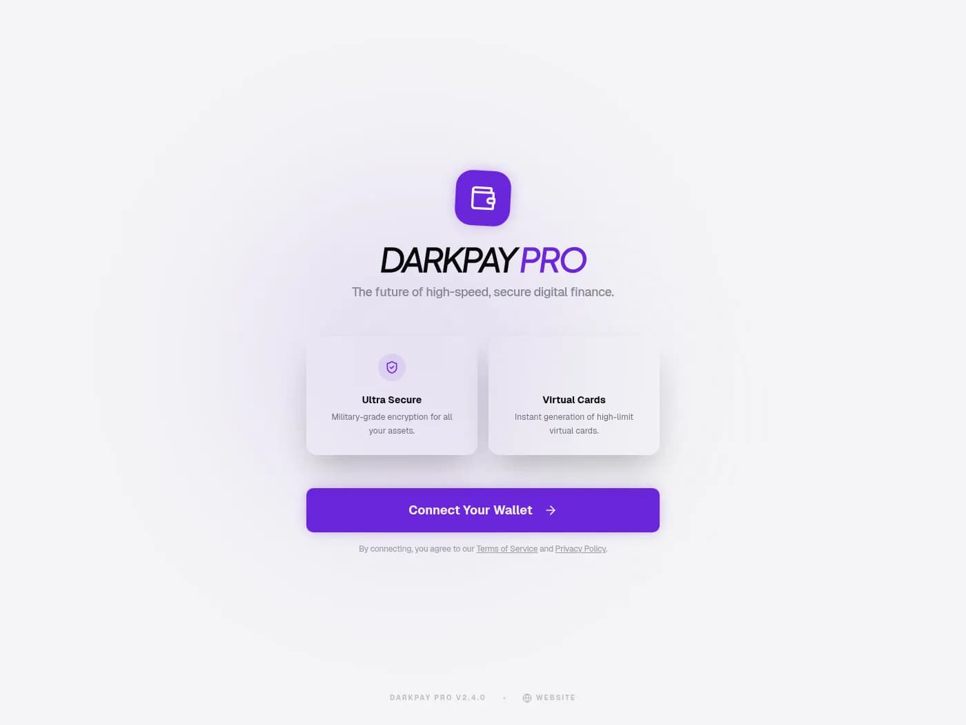 DarkPay Pro Wallet