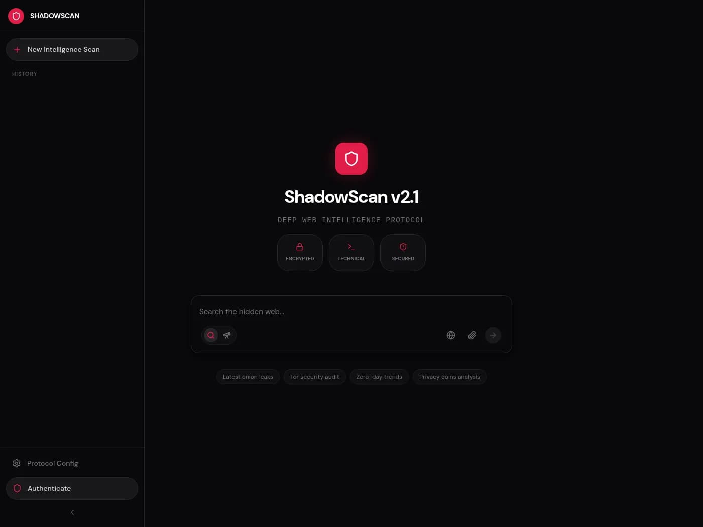 Dark Web Explorer