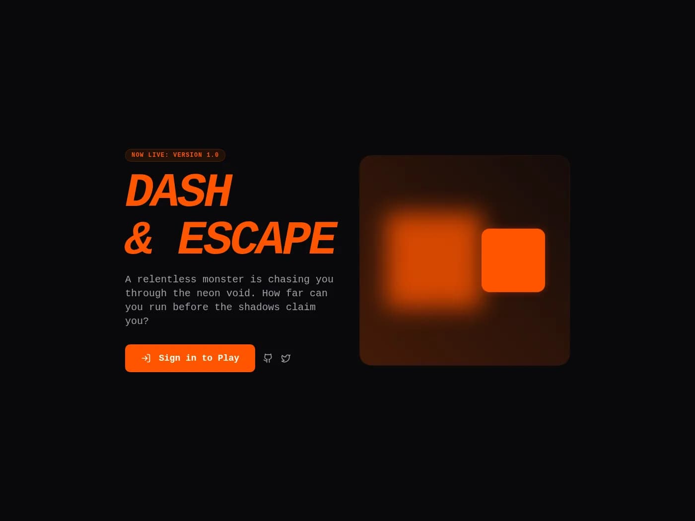 Dash & Escape Game