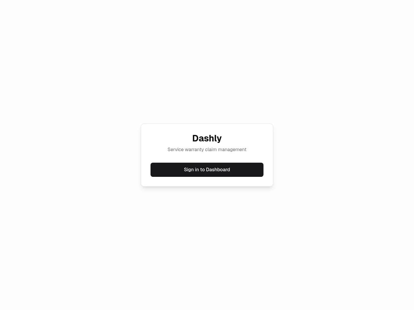 Dashly Dashboard