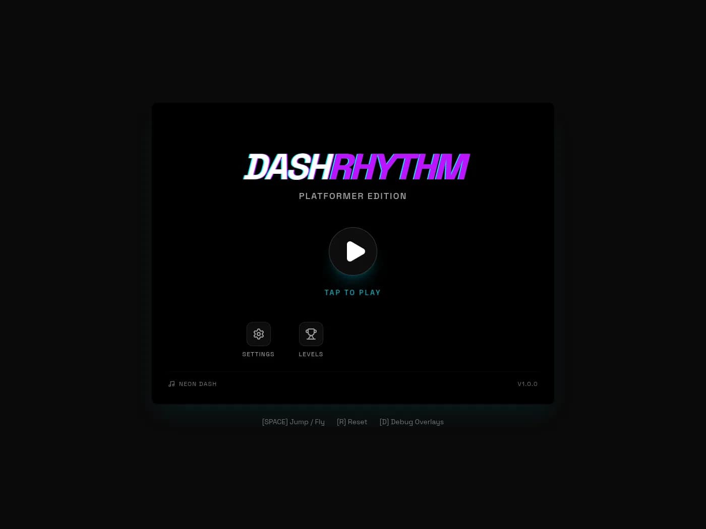 DashRhythm Platformer