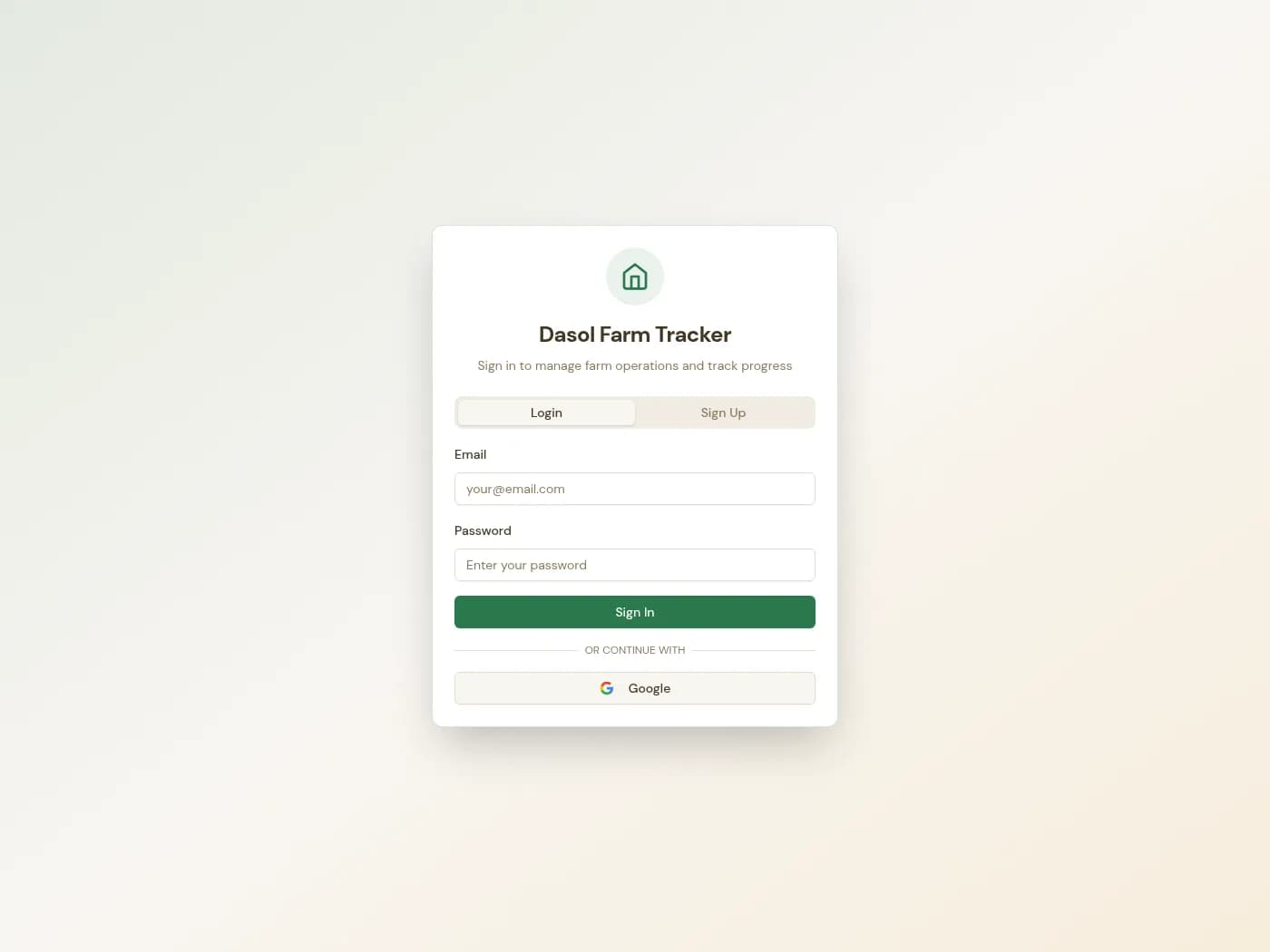 Dasol Farm Tracker