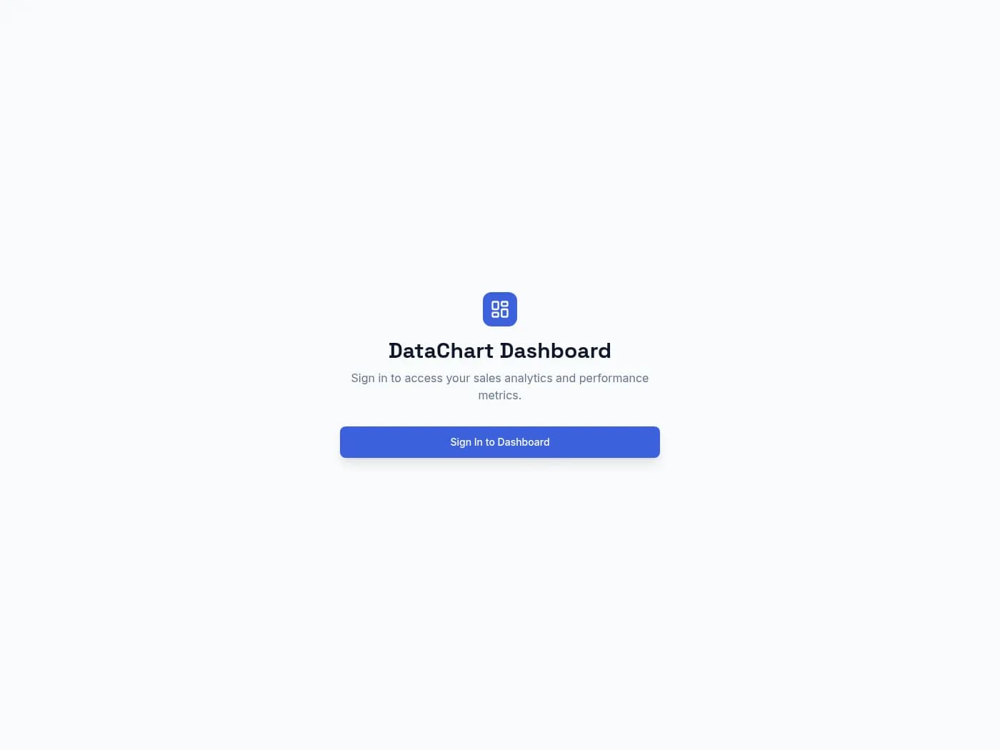 Data Chart Dashboard