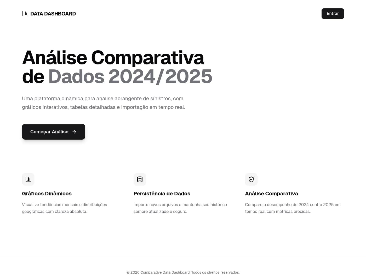 Comparative Data Dashboard