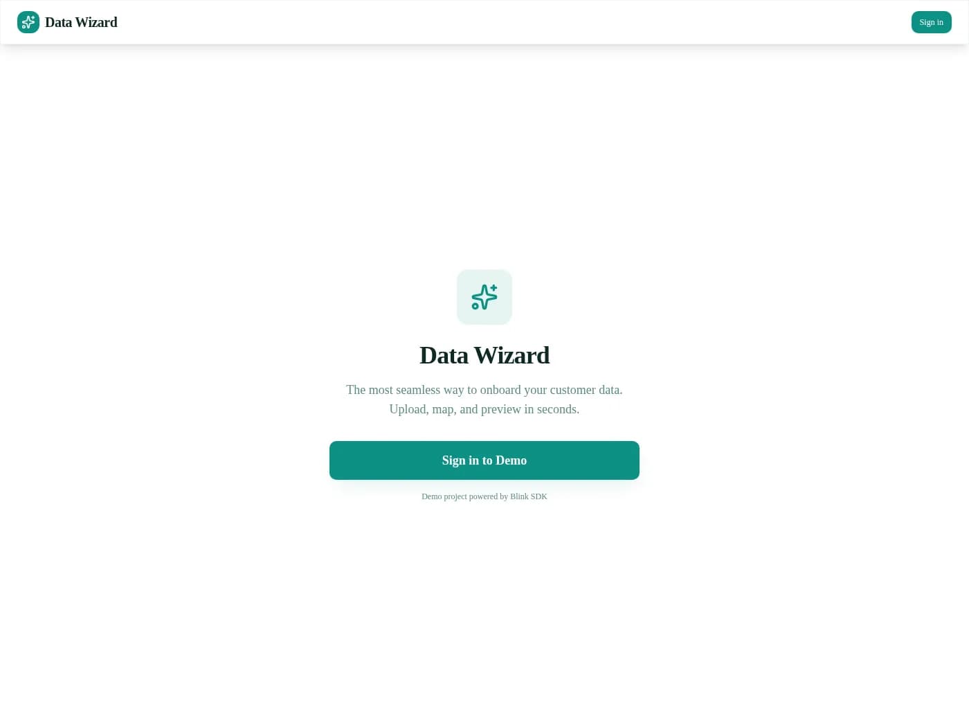 Data Wizard Demo