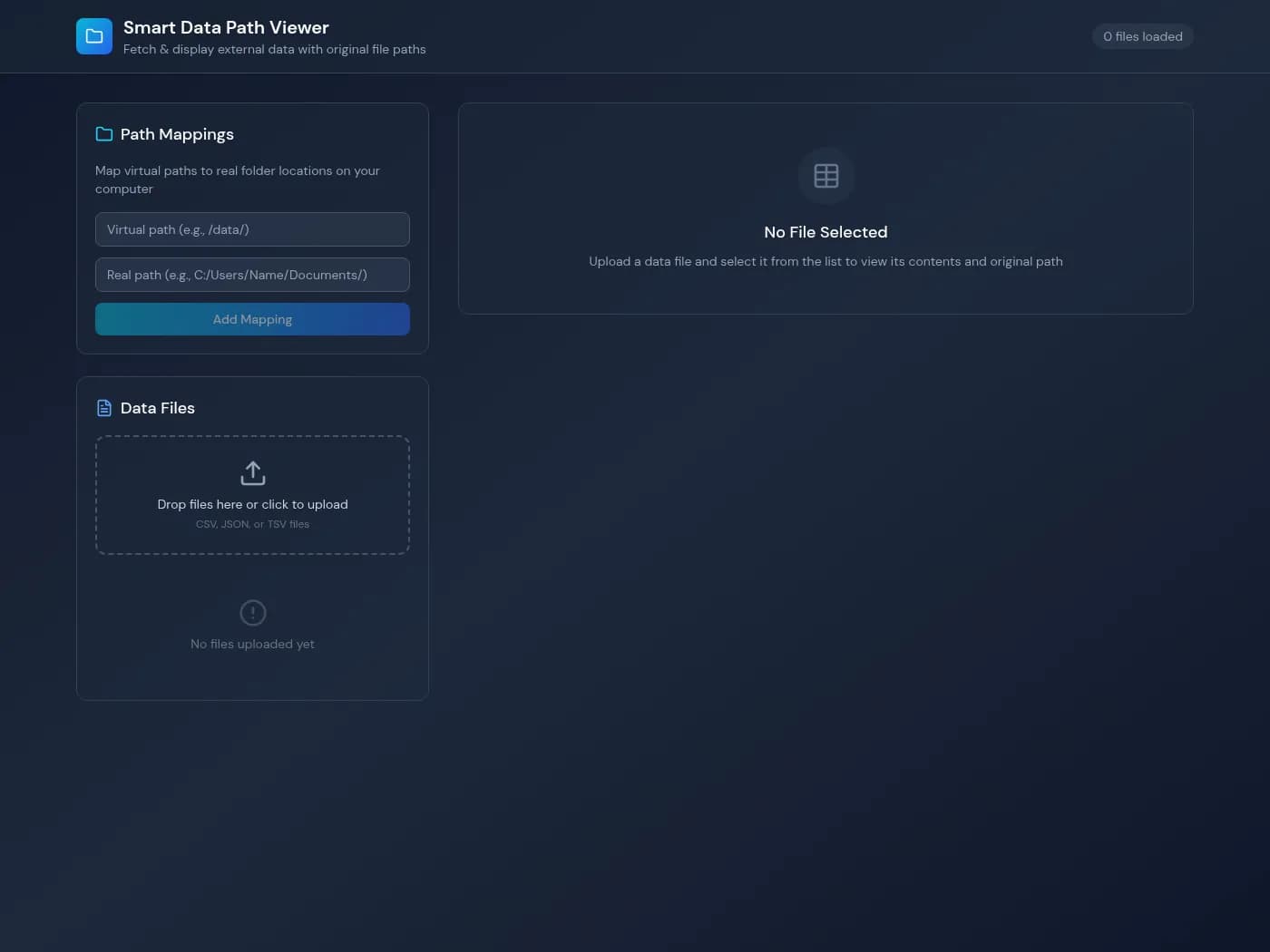 Smart Data Path Viewer