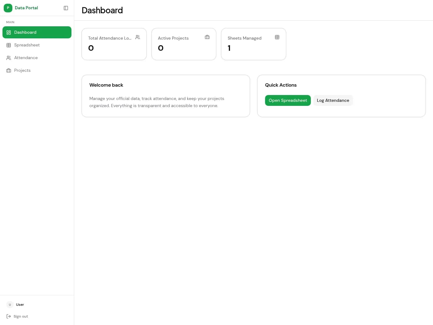 All-In-One Data Portal