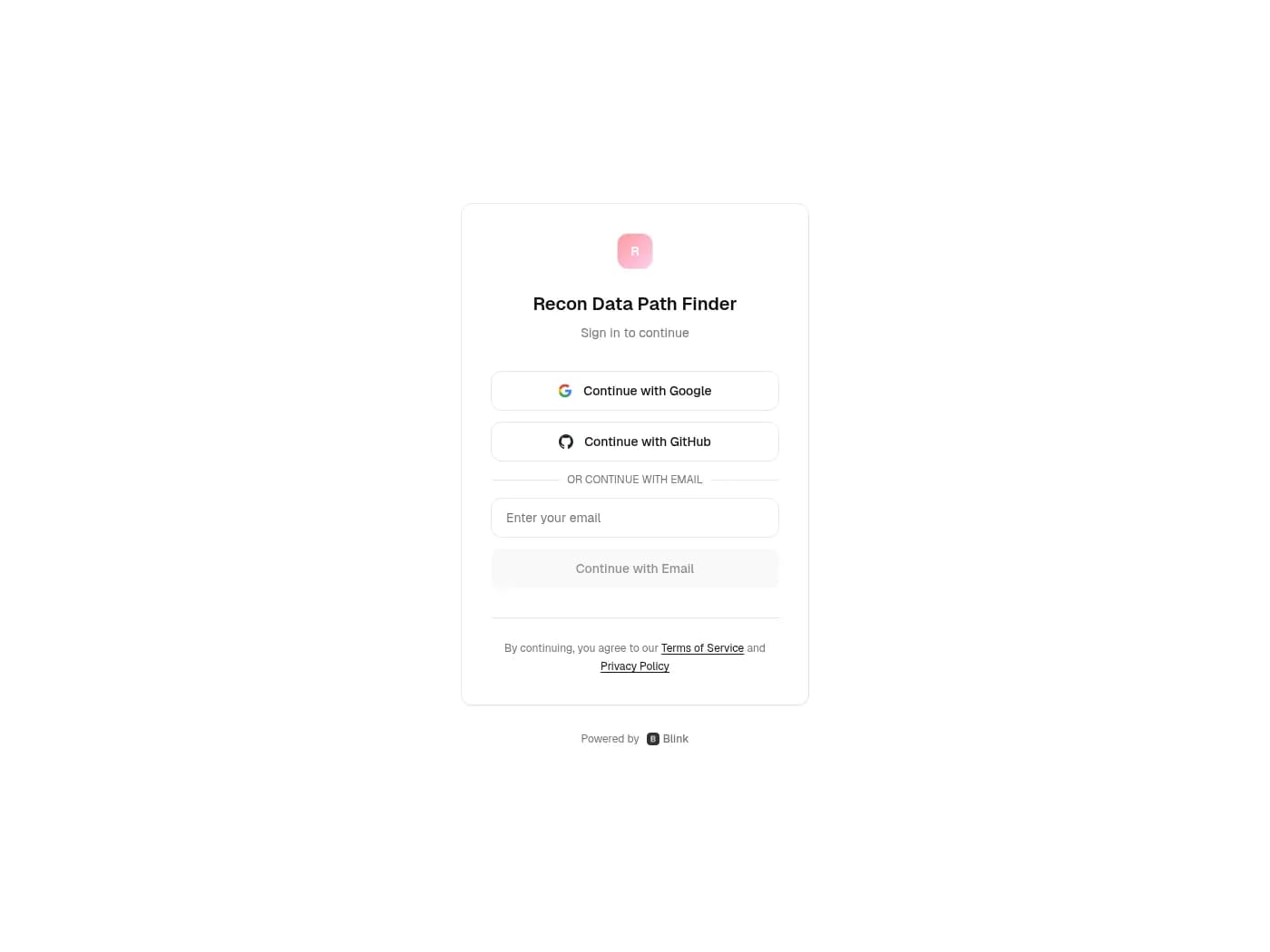 Recon Data Path Finder