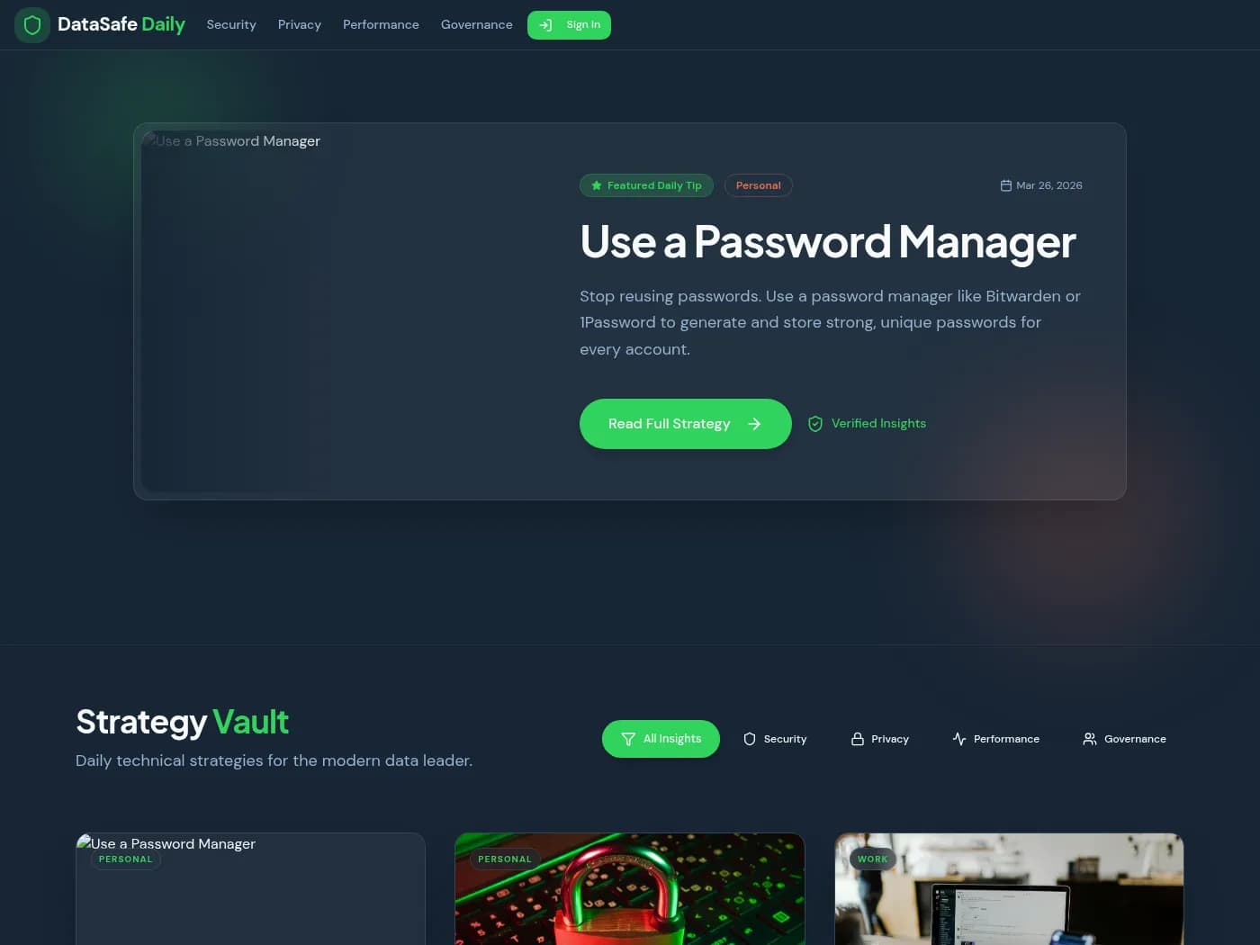 DataSafe Daily Blog