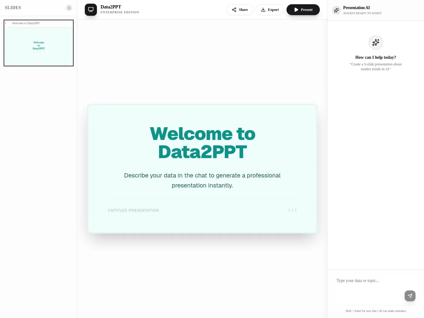 Data2PPT
